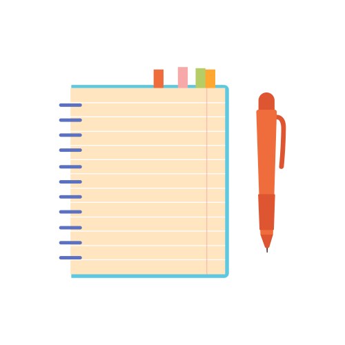 Cartoon Notepad Vector Images (over 9,300)