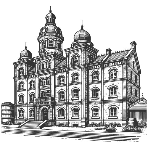 Historical Building Sketches Vector Images (over 4,200)