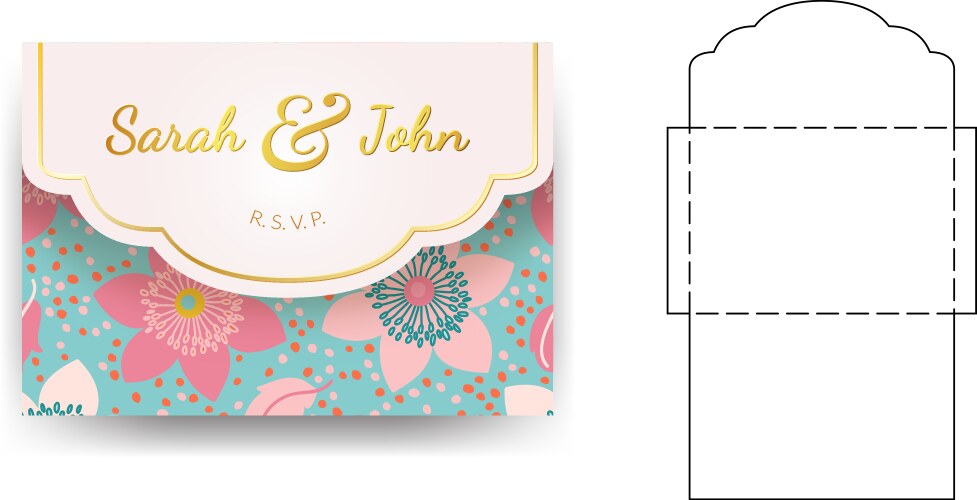 Invitation Envelope Template Vector Images (over 10,000)