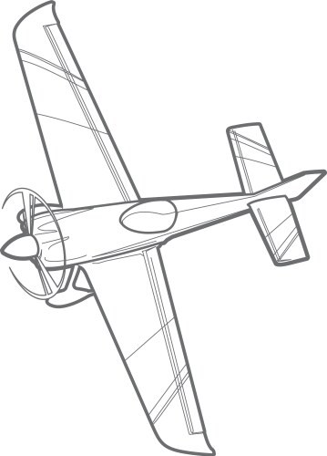 Airplane Royalty Free Vector Image - VectorStock