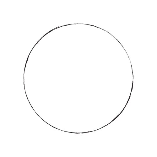 Thin circle frame Royalty Free Vector Image - VectorStock