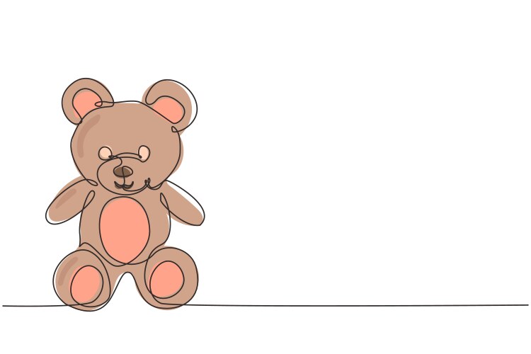 Teddy Bear Line Drawing Vector Images (over 5,400)