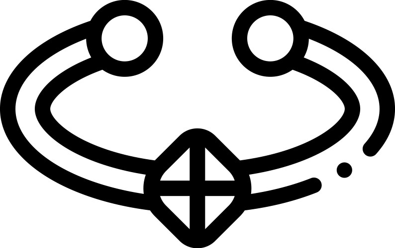 Choice icon thin linear style design isolated Vector Image