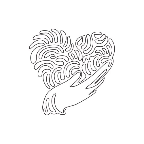 One Line Drawing Heart Vector Images (over 4,400)