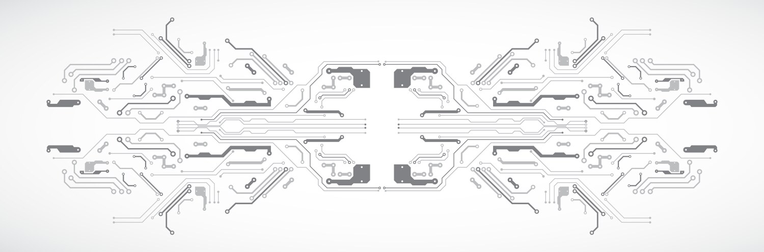 Hi-tech digital technology and engineering Vector Image