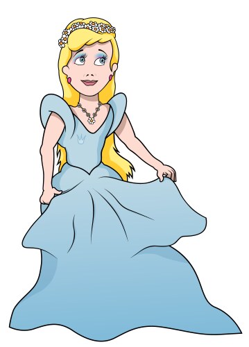 Princess Royalty Free Vector Image - VectorStock