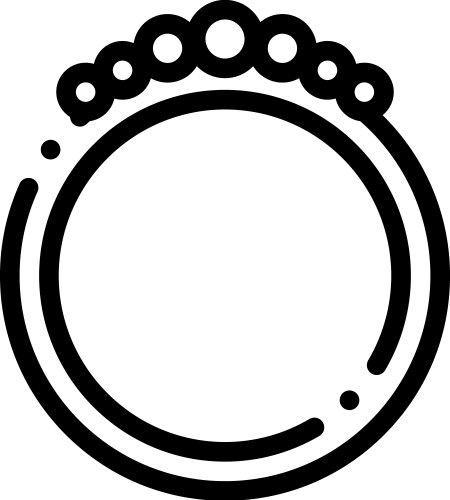 Bowman icon thin linear style design isolated Vector Image