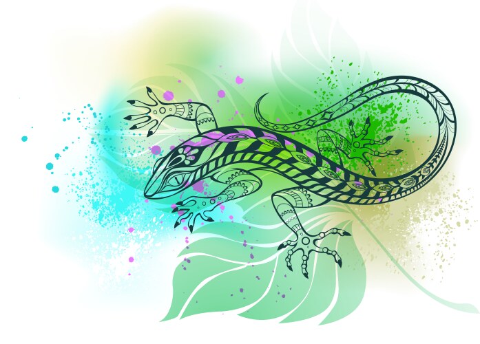 Lizard Outline Vector Images (over 4,800)