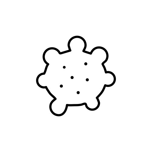 Pigment icon set melanin symbol Royalty Free Vector Image
