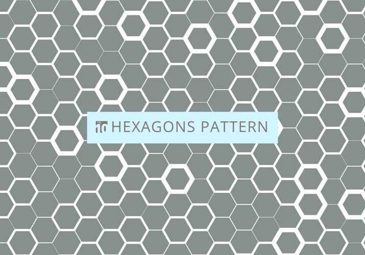 Abstract geometric background with hexagons Vector Image