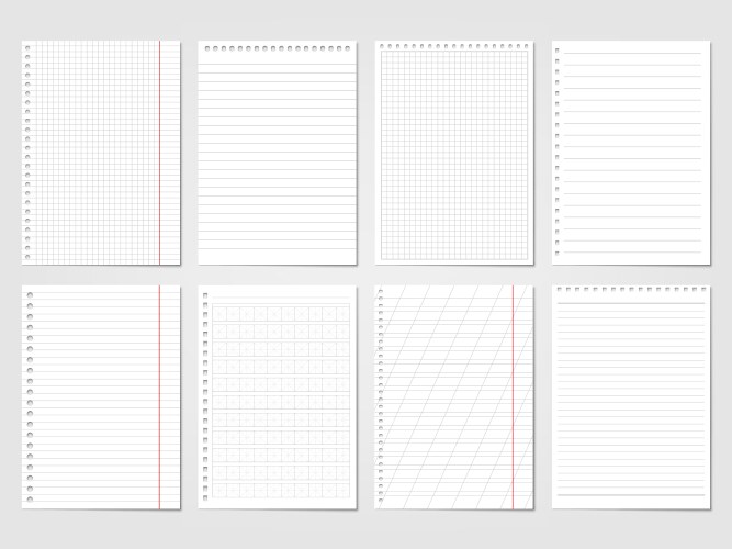 Ruled Sheet Vector Images (over 970)