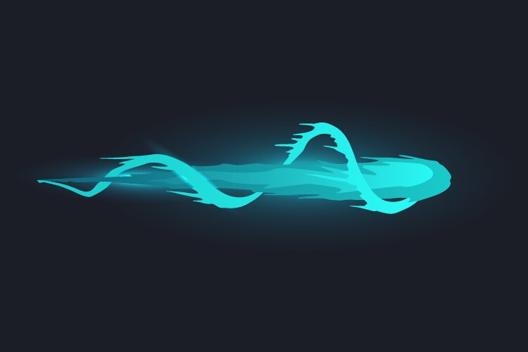 Cartoon laser gun beam alien combat weapon rays Vector Image