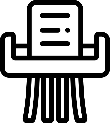 Audio folder icon thin linear style design Vector Image