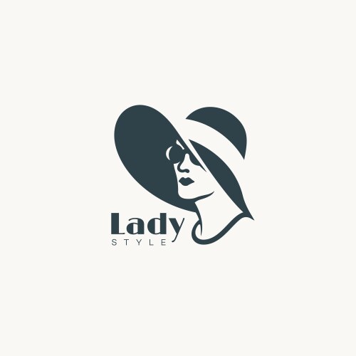 Antique lady sign Royalty Free Vector Image - VectorStock