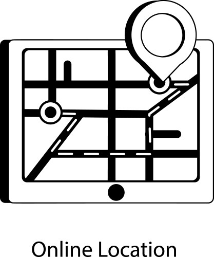 Business location Royalty Free Vector Image - VectorStock