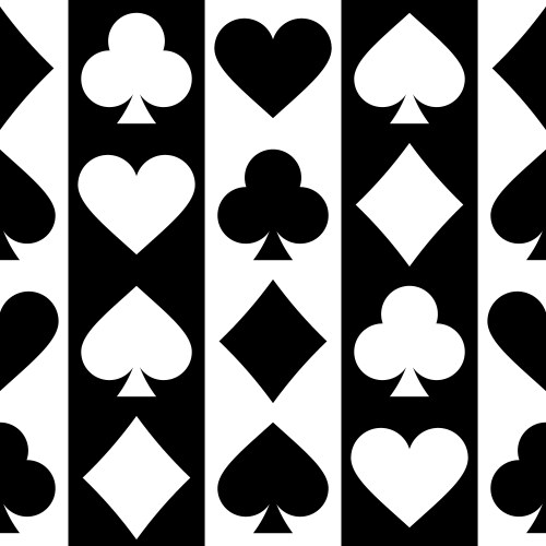 Playing card symbols Royalty Free Vector Image