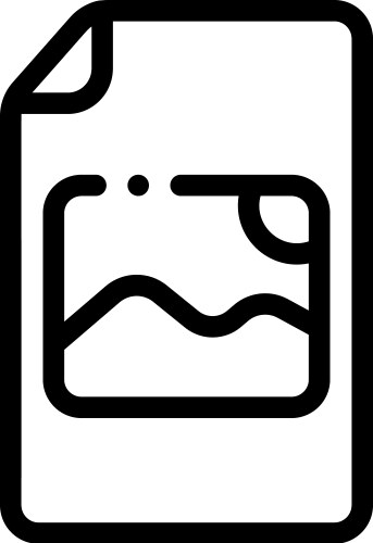 Catalog icon thin linear style design isolated Vector Image