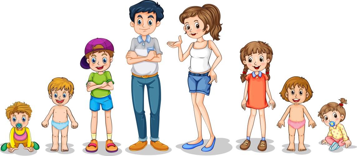 Family Members Cartoon Vector Images (over 7,800)