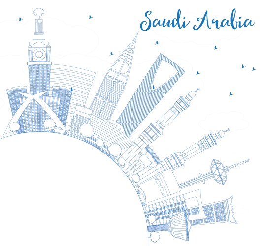 Cartoon saudi arabia map icon in comic style Vector Image