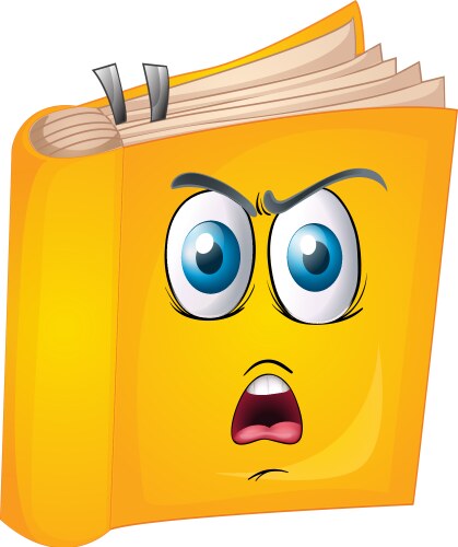 Cartoon book Royalty Free Vector Image - VectorStock