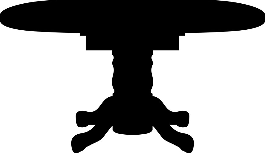 Barmen waiter with empty tray silhouette Vector Image