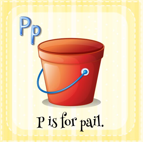 Letter p Royalty Free Vector Image - VectorStock