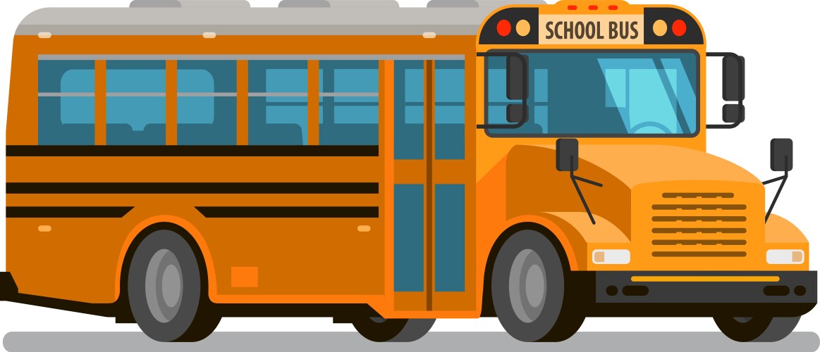 School bus Royalty Free Vector Image - VectorStock