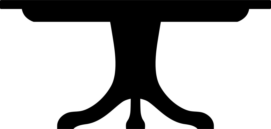 Table of squared shape object Royalty Free Vector Image