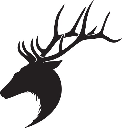 Turkey hunting template Royalty Free Vector Image