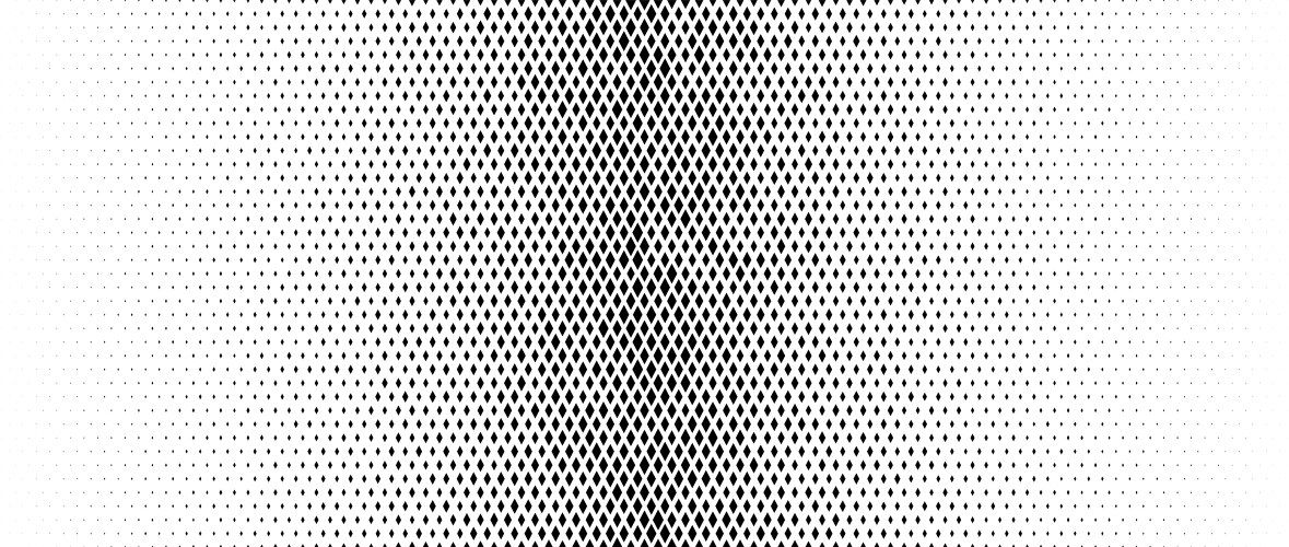 Rhombus gradient halftone texture diamond shape Vector Image