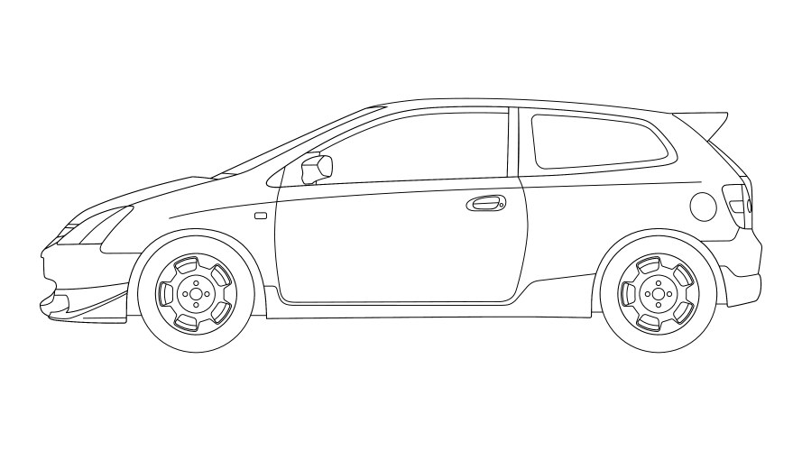 Honda Civic Vector Images (over 120)