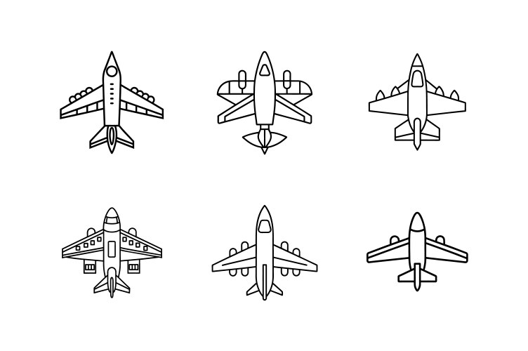 Aircraft Outline Vector Images (over 38,000)