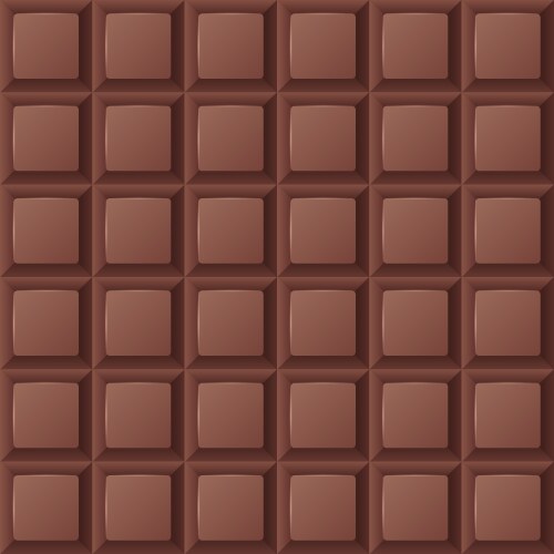 Milk chocolate bar seamless background pattern Vector Image