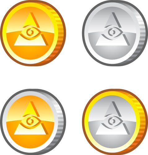 Pyramid and eye Royalty Free Vector Image - VectorStock