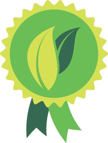 Eco label environment Royalty Free Vector Image