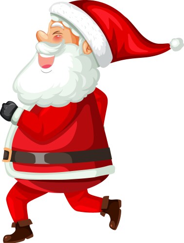 Happy santa Royalty Free Vector Image - VectorStock