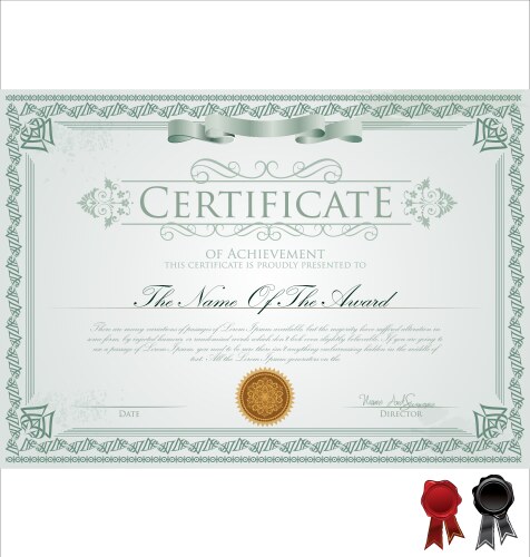 Certificate Vector Images (over 370,000)