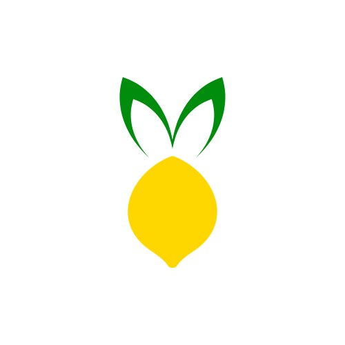 Peach fruit icon logo symbol design Royalty Free Vector