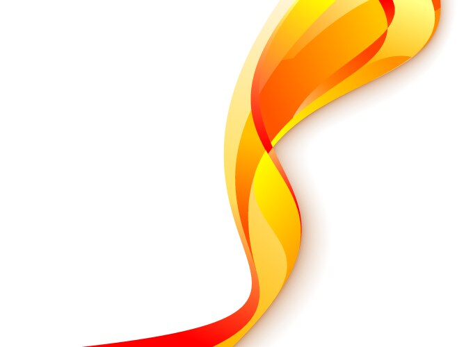 Colorful orange curve background design Royalty Free Vector