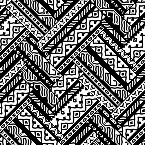 Aztec Black and White Vector Images (over 27,000)