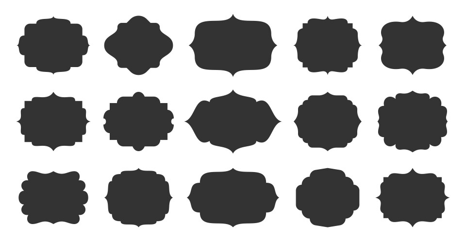 Logo Border Frame Simple Vector Images (over 18,000)