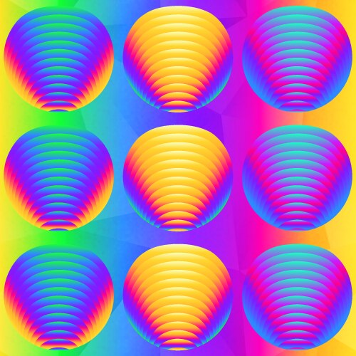 Seamless rainbow pattern on white background Vector Image