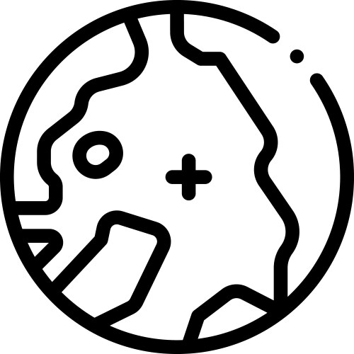 Arctic icon thin linear style design isolated Vector Image