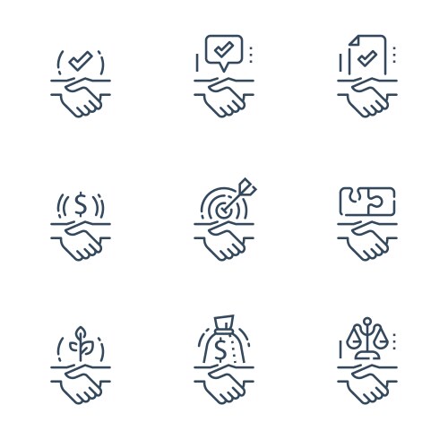 Display of trust loop concept icon Royalty Free Vector Image