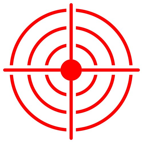 Red Crosshair Vector Images (over 3,300)