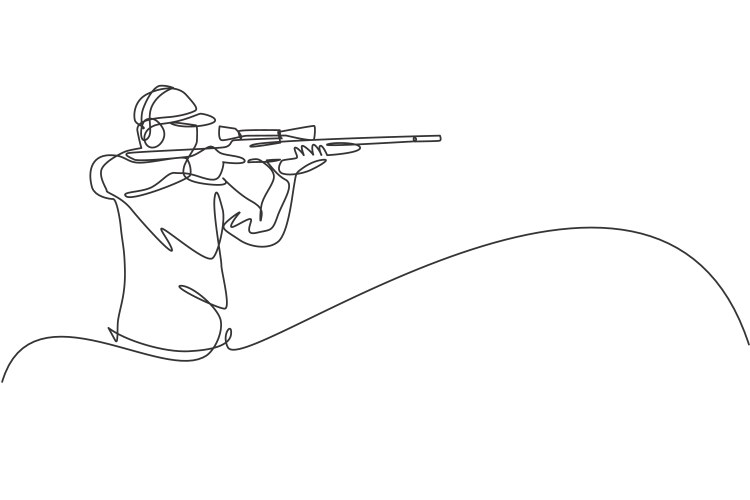 Man Shooting Gun Drawing Vector Images (over 580)