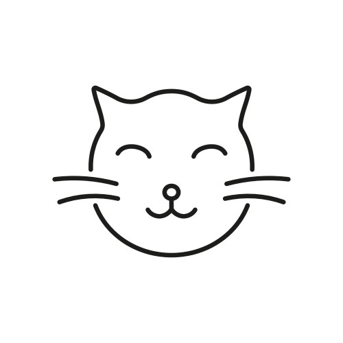 Cat Face Outline Vector Images (over 13,000)