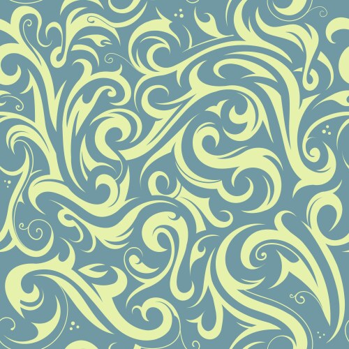 Sea waves seamless pattern Royalty Free Vector Image