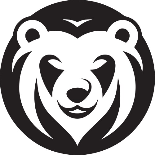 Bear logo mascot Royalty Free Vector Image - VectorStock