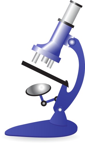 Zoom electronic lab microscope parts names Vector Image